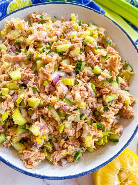 Best Tuna Salad Recipe No Mayonnaise Tastefully Grace