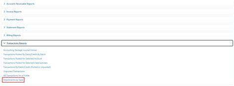Report That Shows Adjustments To Transactions MemberClicks Trade