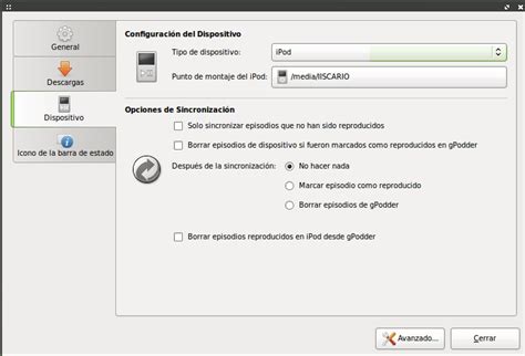 Cómo Sincronizar El Ipod Con Gpodder Nosinmiubuntu Ubuntu En Concreto Gnu Linux En General