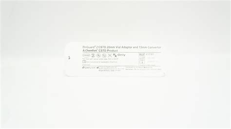 Simplivia 412161 Bard Onguard 2 Cstd 20mm Vial Adaptor And 13mm Convertor