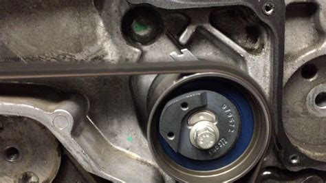 Jeep Liberty Crd Timing Belt Tensioner While Engine Running Youtube