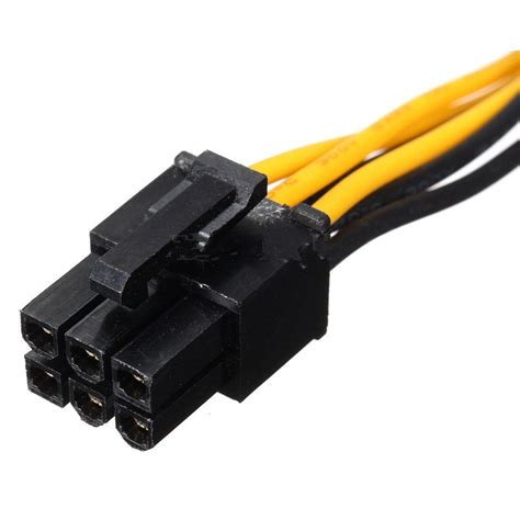 Mini PCI-E 6-Pin Male to PCI-E Express Female Power Extension Cable ...