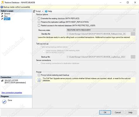Microsoft Sql Server 2022 Failover Cluster Yapısına Database Restore
