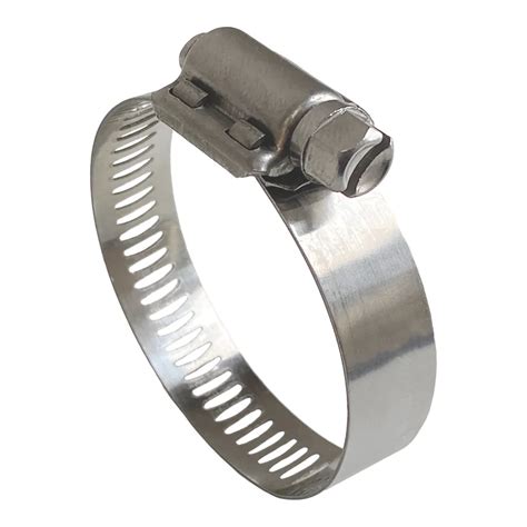 Easyfix Stainless Steel Hose Clips 20 50mm 10 Pack Screwfix