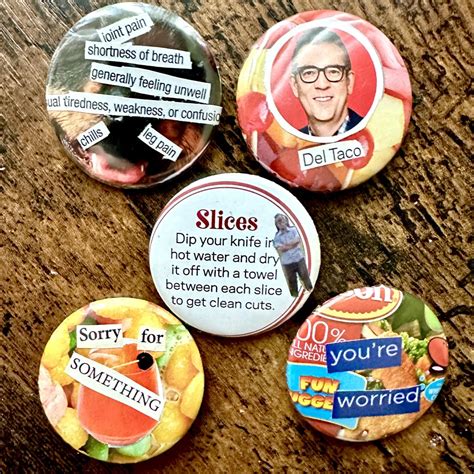 Collage Buttons Analog Rcollage