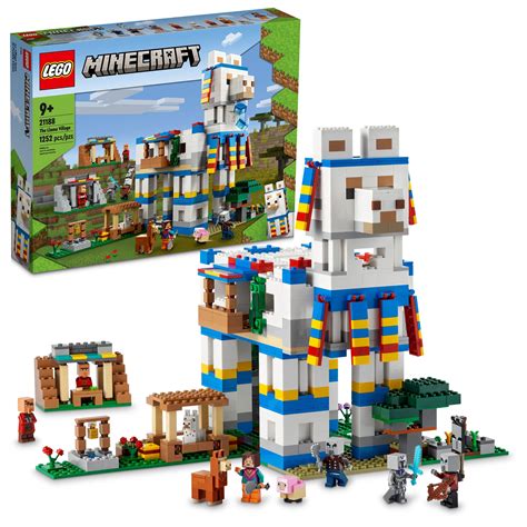 Lego Minecraft The Llama Village Farm House Toy Building Set 21188