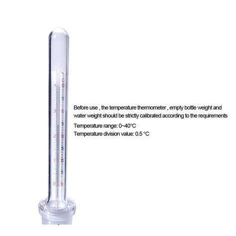 Buy Specific Gravity Bottle Pycnometer Glass Density Bottle Lab