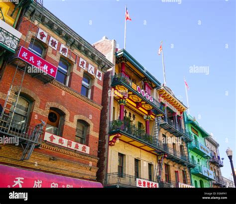 San Francisco Chinatown Architecture Banque Dimage Et Photos Alamy