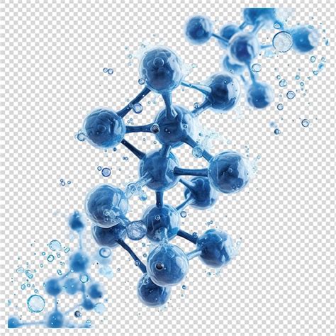 Composición Molecular Png Archivo Psd Premium