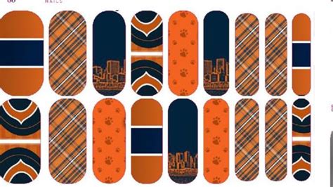 Chicago Bears Nail Wraps