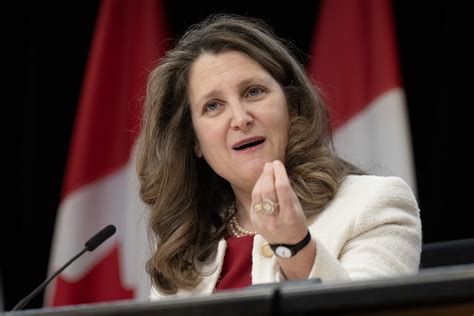 Freeland Calls On Canadian Businesses To Tackle ‘urgent Productivity