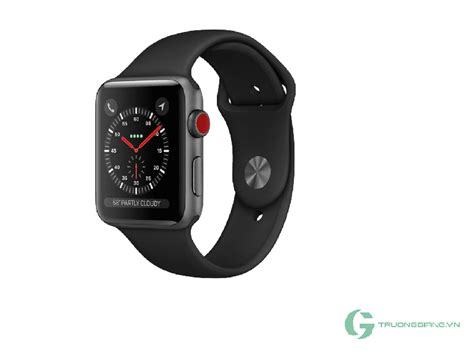Apple Watch Series 3 42mm Lte And Gps Viền Nhôm Cũ Màu đen