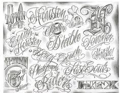 Tattoo Lettering