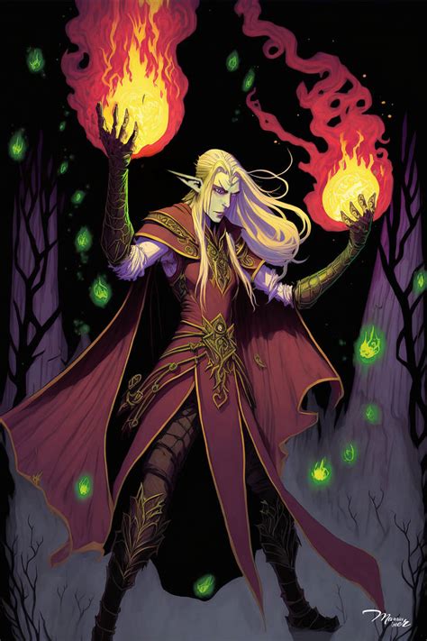 Eladrin Wizard By Flashgreer On Deviantart