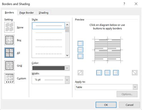 Display table borders word Word и Excel помощь в работе с программами