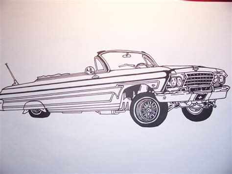 Lowrider Drawing At Getdrawings Free Download
