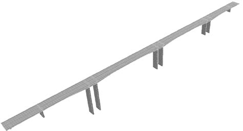 Numerical Model Of The Bridge B Download Scientific Diagram