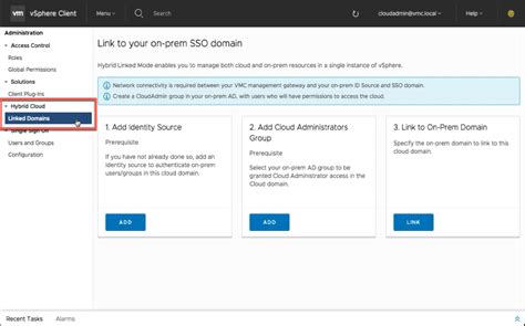 Configuring Hybrid Linked Mode Hlm For Vmware Cloud On Aws Vmware Cloud Foundation Vcf Blog