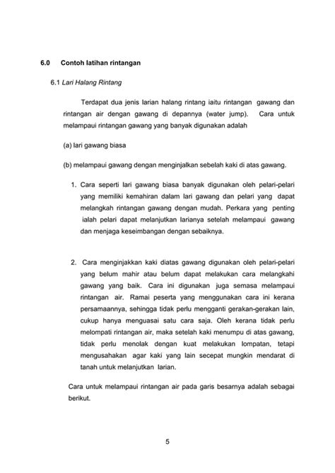 Latihan Rintangan Docx