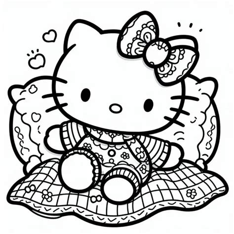 42 Hello Kitty Da Colorare Unico E Stampare Pdf Gratuita