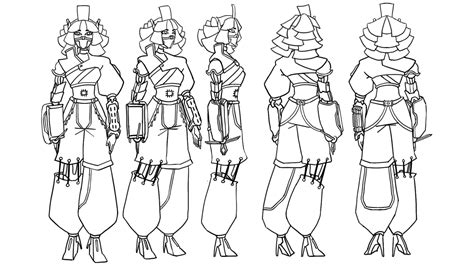 Liliya Eruysal Humanoid Printer Magnolia Character Design