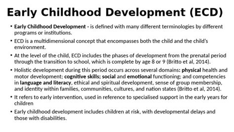 Meaning Of Ecd Pdf