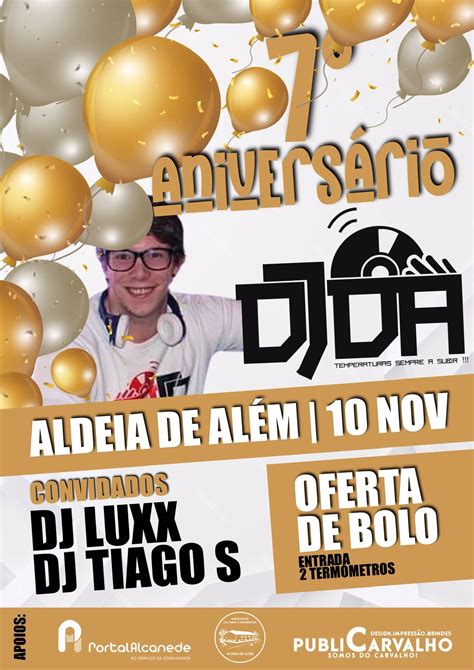 Dj Da Celebra 7 Anos De Carreira Com Festa Na Associação De Aldeia De
