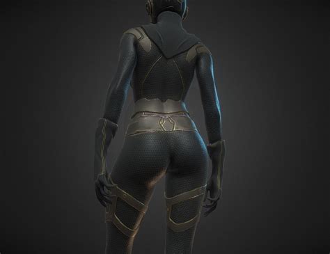 3d Model Sci Fi Thief The Future Thief Femalever Vr Ar Low Poly