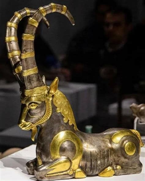 Amazing This Is An Elamite Ibex Statue Dating Back To The 2nd