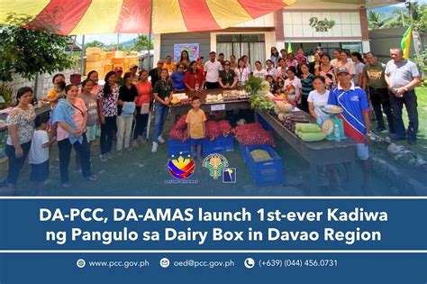 DA-Philippine Carabao Center - DA-PCC, DA-AMAS launch 1st-ever Kadiwa ng Pangulo sa Dairy Box in ...