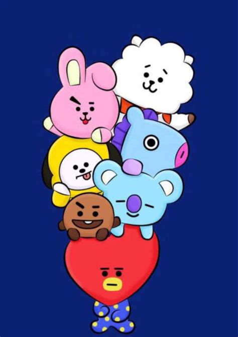 Download Bt21 X Shooky Keeping It Cute Cool And Stylish
