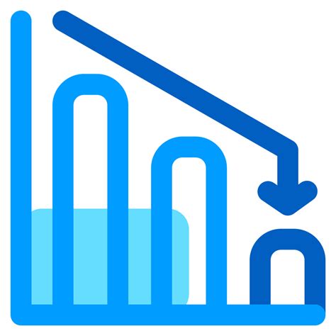 Decrease Decreasing Graph Bars Stats Chart Icon Download On