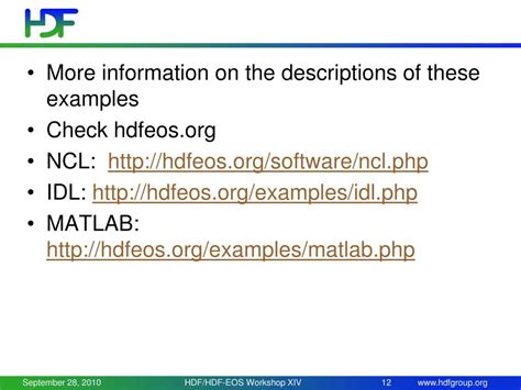 ppt easy access of hdf data via ncl idl matlab powerpoint