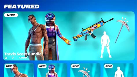 New Travis Scott Skin Bundle In The Fortnite Item Shop Full Showcase