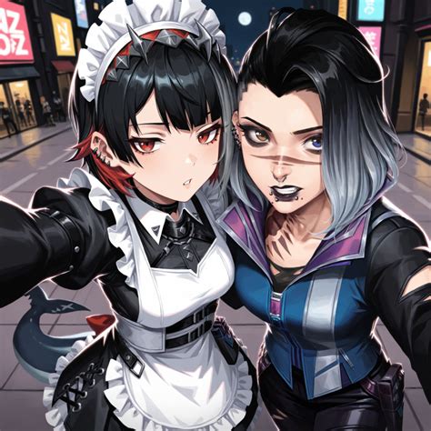 Rule 34 2girls Ahegao Ai Ai Generated Crossover Ellen Joe Fade