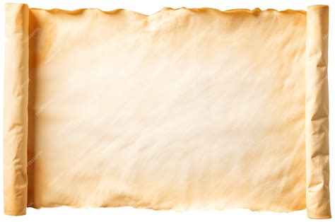 Free Psd Realistic Rolled Parchment Paper Isolated