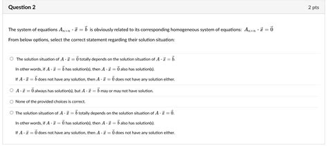 Solved The System Of Equations Annx B Is Obviously Related Chegg