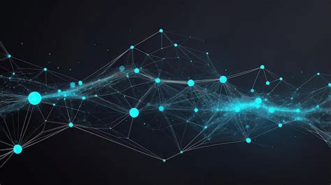 Premium Photo Abstract Technology Background Network Connection Big Data Visualization