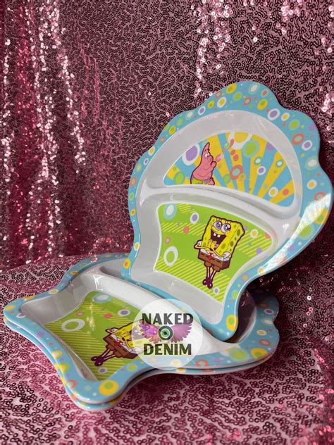 Spongebob Squarepants Zak Design Vintage Seashell Platenickelodeon Etsy