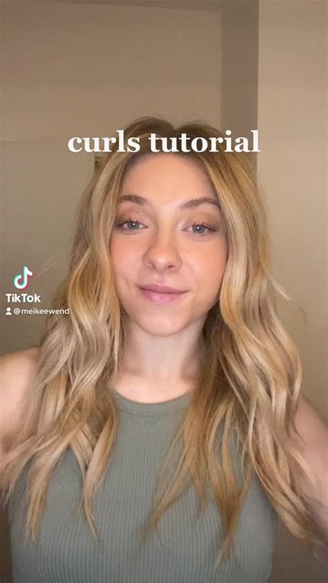 Curls Hair Tutorial Frisuren Wellen