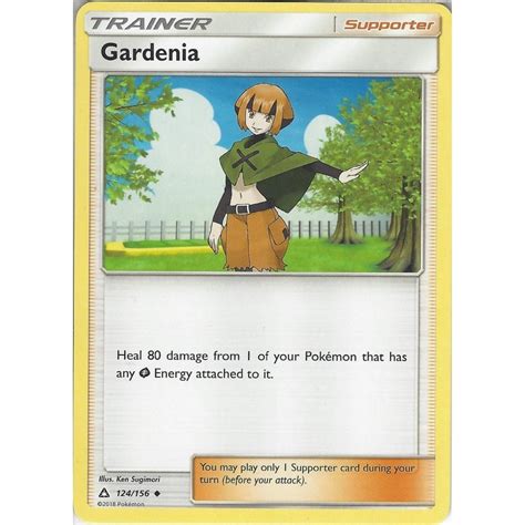 Pokemon Trading Card Game Sm Ultra Prism Trainer Card Gardenia 124 156 Trading Card Games