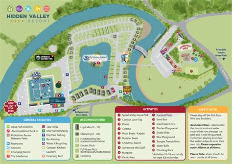 Hidden Valley Resort Park Map Wayfinding Design Designbytes