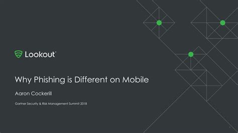Pdf Why Phishing Is Different On Mobile Lookout€¦ · Gartner