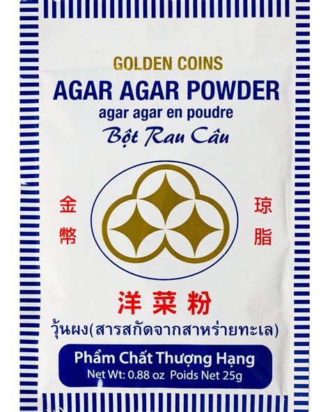 Agar Agar Powder Packet Golden Coins Easy To Prep