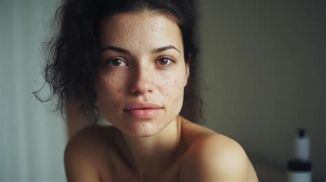 Premium Photo National Acne Positivity Day Portrait Of Confident