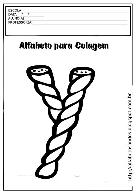 Atividade Alfabeto Para Fazer Colagem Alfabetos Lindos