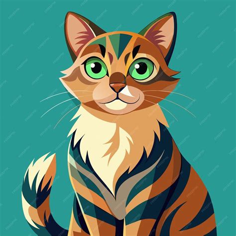 Premium Vector Cute Cat Vector