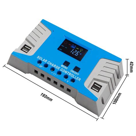 Gcsoar 10a20a30a40a50a60a Off Grid Solar Tracker Controller For Solar System Charge Controller