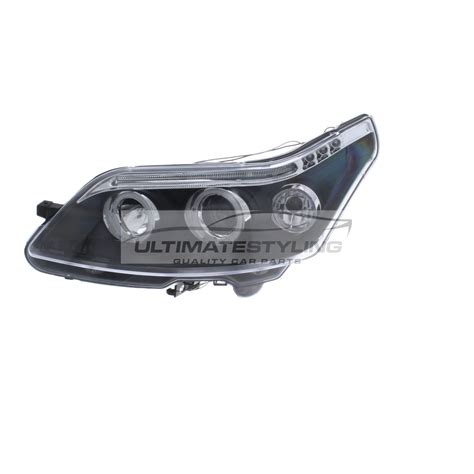 Citroen C4 Custom Performance Headlights Angel Eyes Halogen
