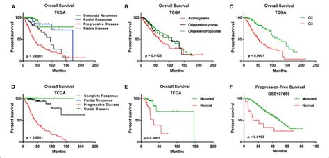 Survival Analysis Of Lgg Patients With Different Clinical Features In Download Scientific